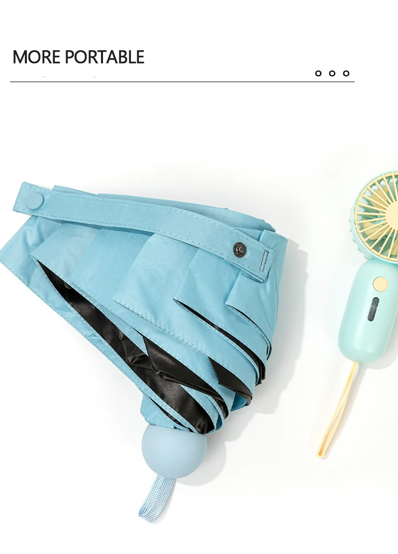 Custom Promotional Gift Sets - Small Fan and Umbrella