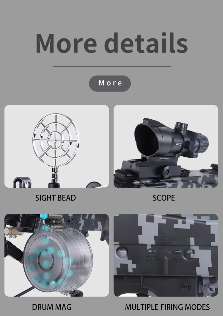 Factory Customization Nerf Gun Mg3 Plastic Shooting Shell Ejecting ...