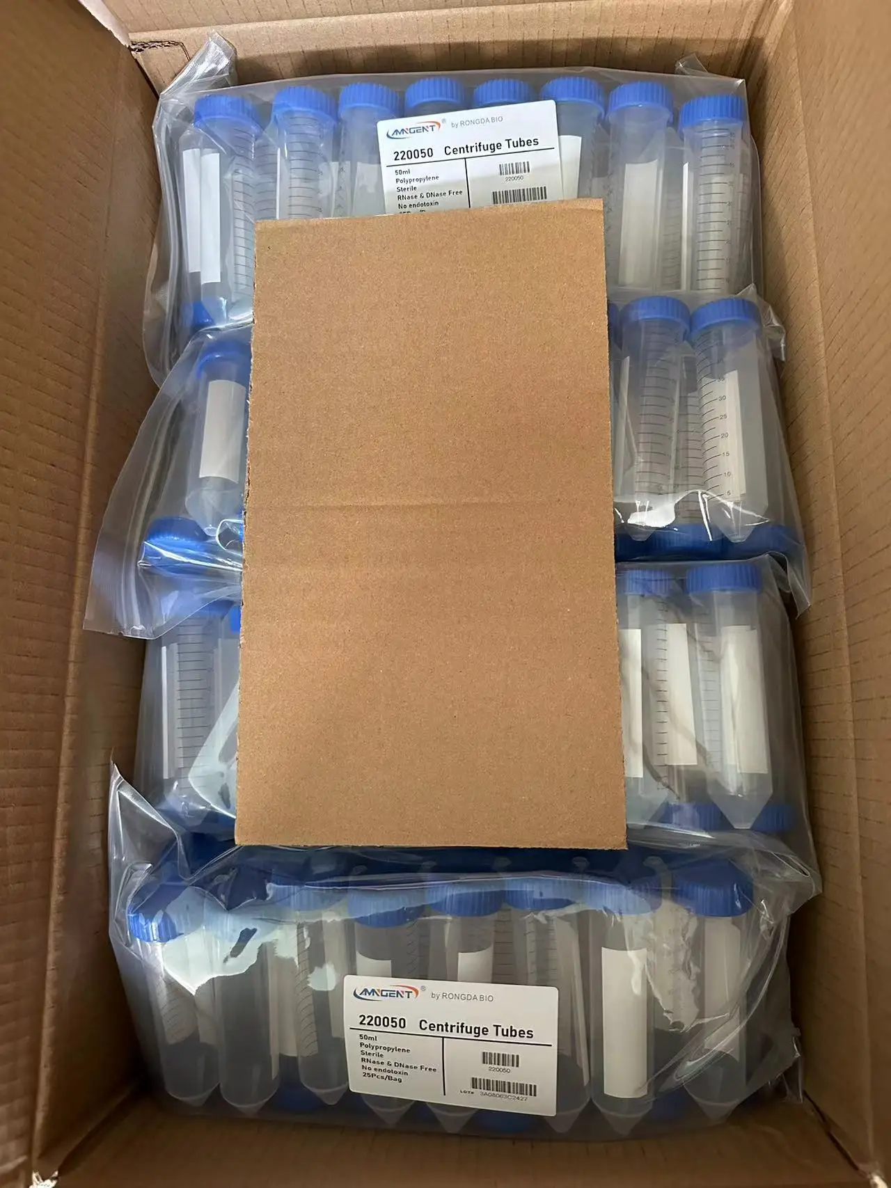 Amngent Laboratory Free Sample 15ml 50ml Conical Bottom Plastic Falcon ...