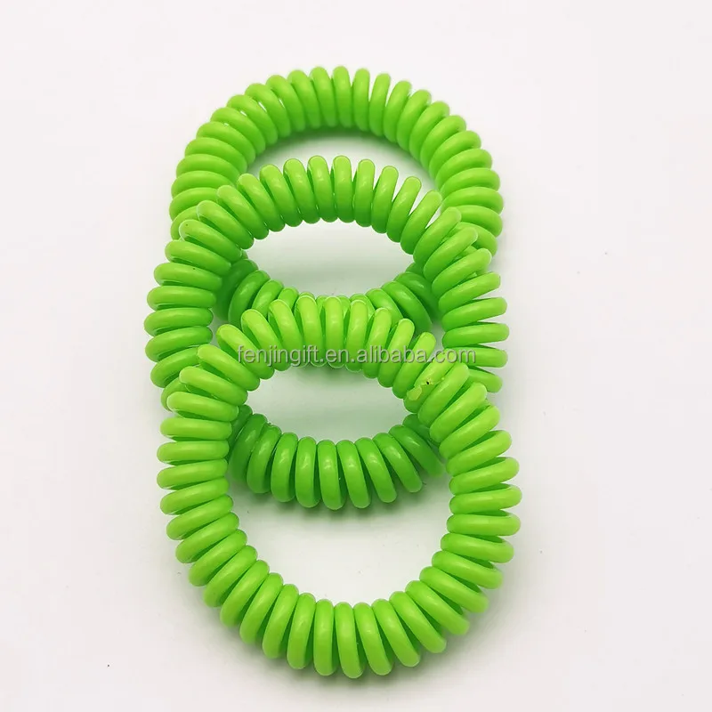 Coil Stretch Cord - Plastic Ringlet Spring Wristband