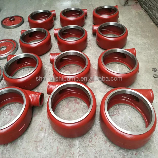 Nature Rubber Corrosive Resistant Impeller Throat Bush Volute Liner ...