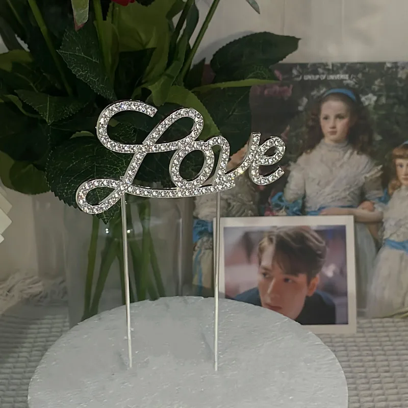 Happy Birthday Anniversary Decorative Topper Gold Metal Cake Topper ...