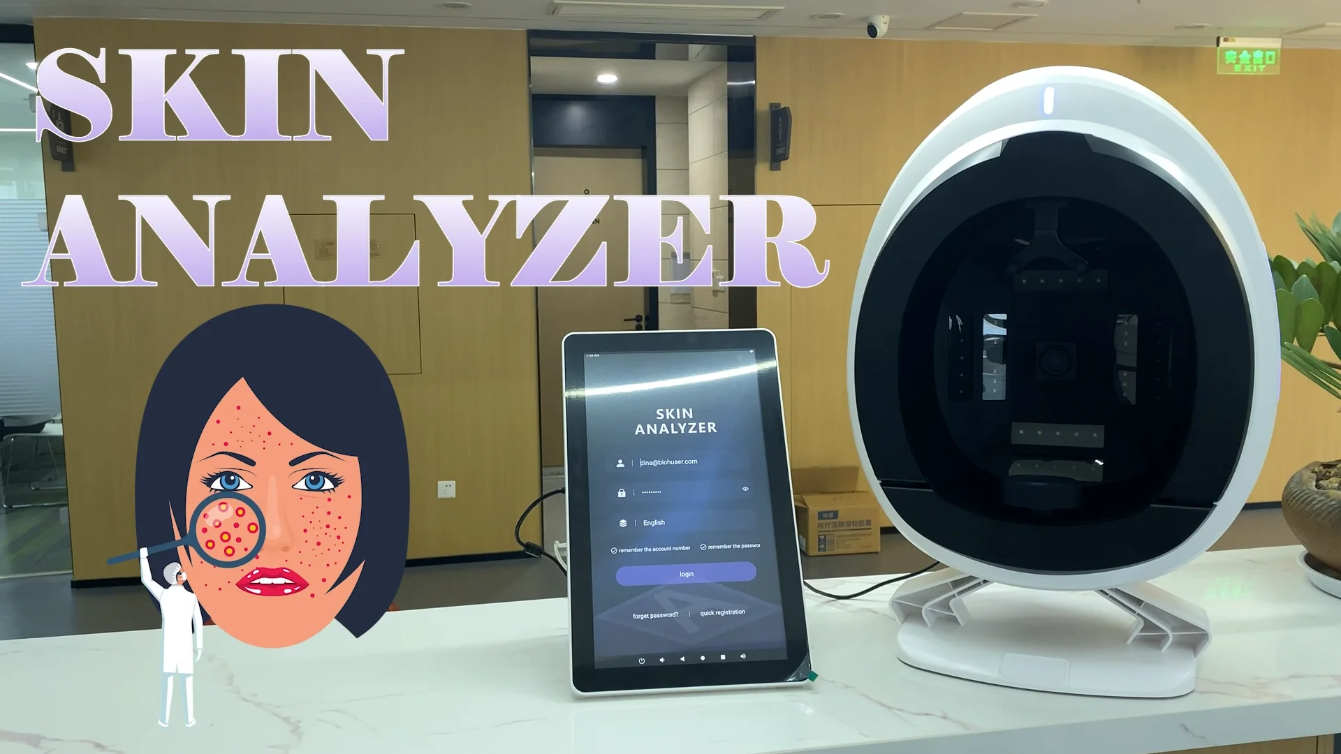 2023 Newest Beauty Salon 3d Face Tester Uv Analysis Diagnosis System ...