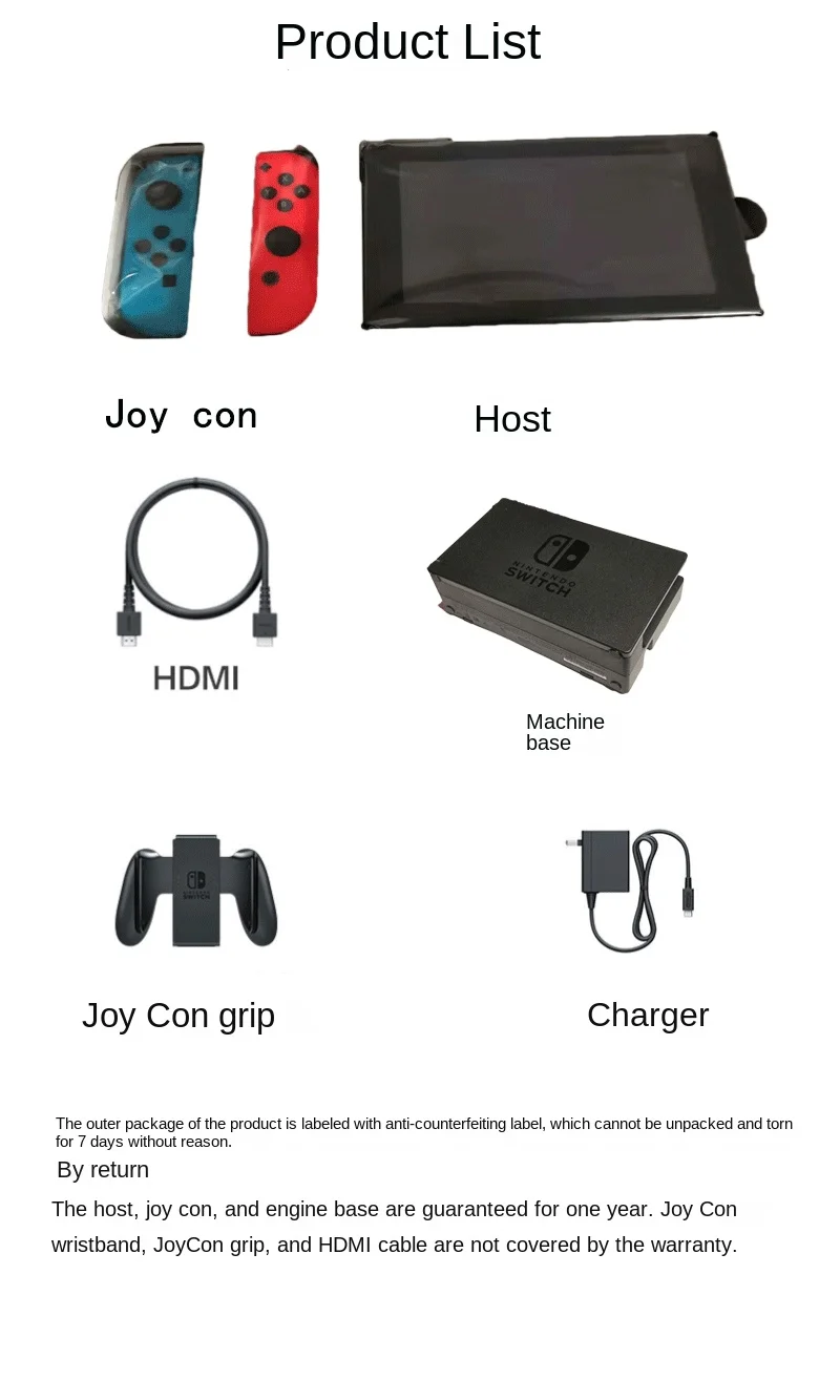 New product nin tendo switch oled Japanese version of the game console ...