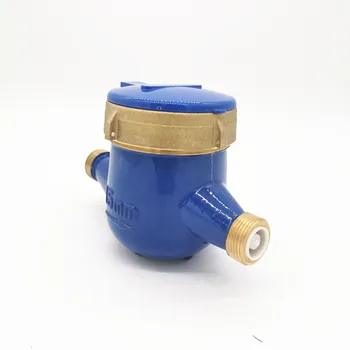 15mm Water Flow Meter Class B Mulit Jet Super Dry Type Cold Brass Body ...