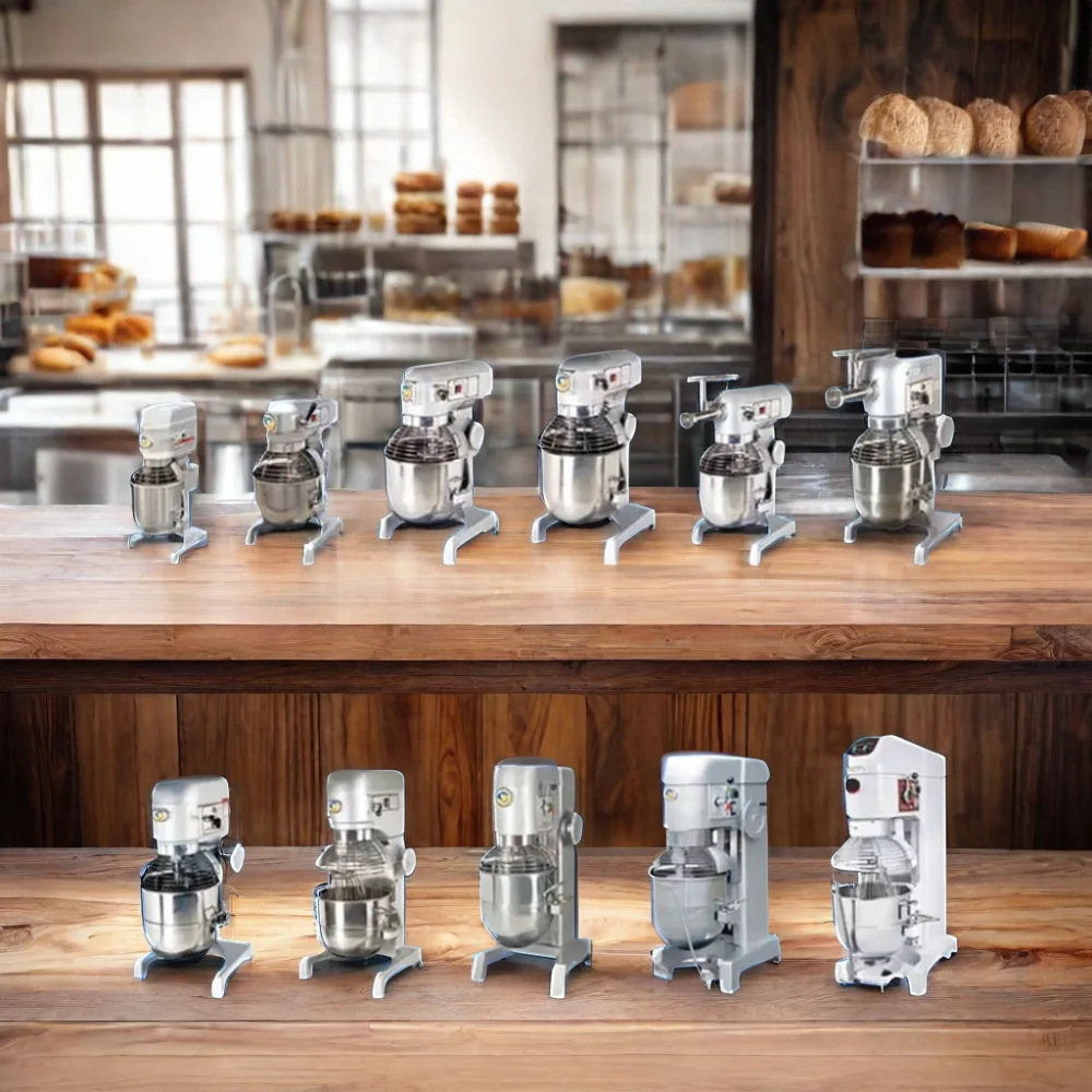 New Commercial Food Mixer 10l To 100l Multifunction Planetary Dough ...
