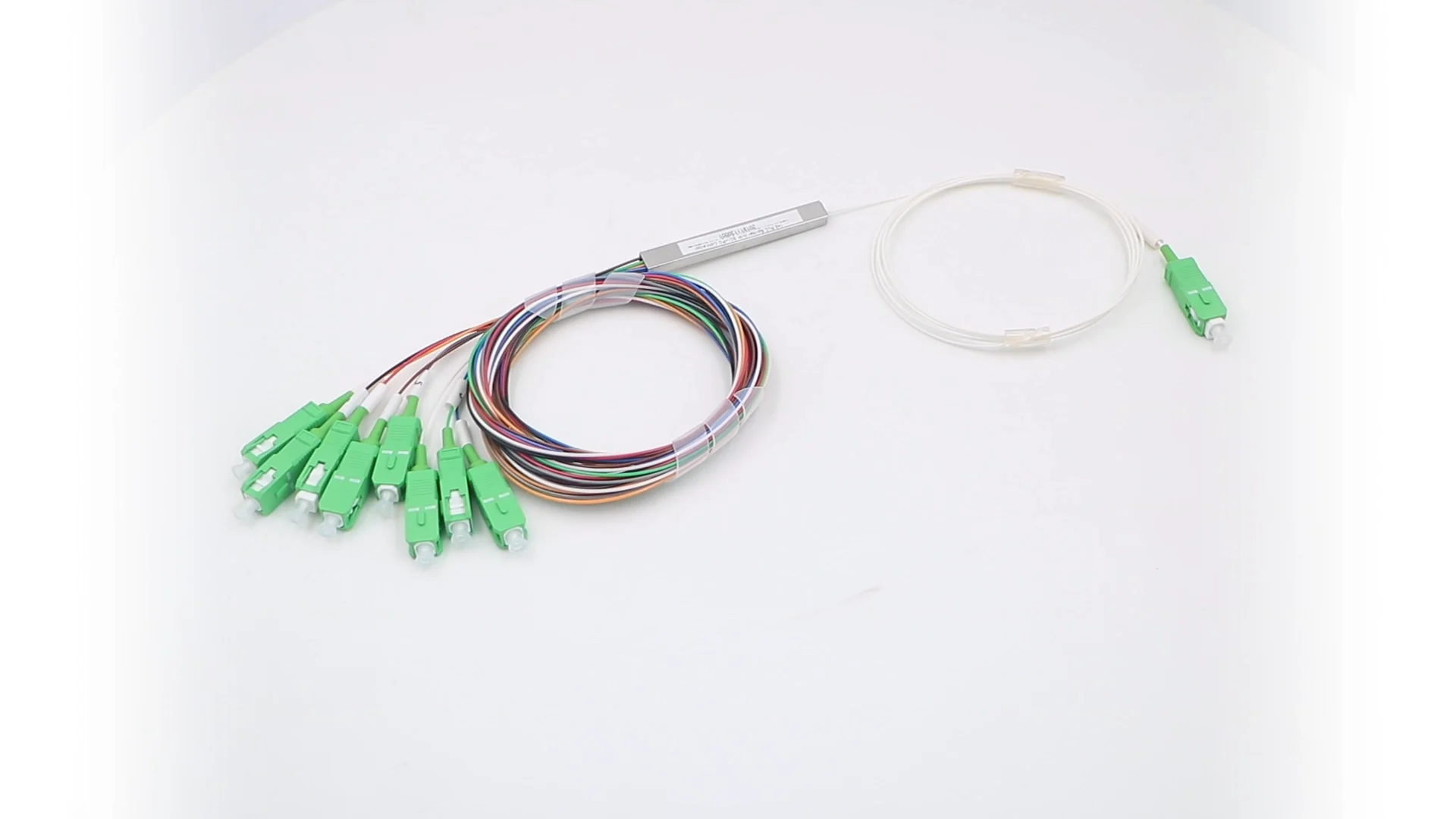 Passive Bare Fiber Optical Cable 1*8 Plc Splitter For Catv Network ...