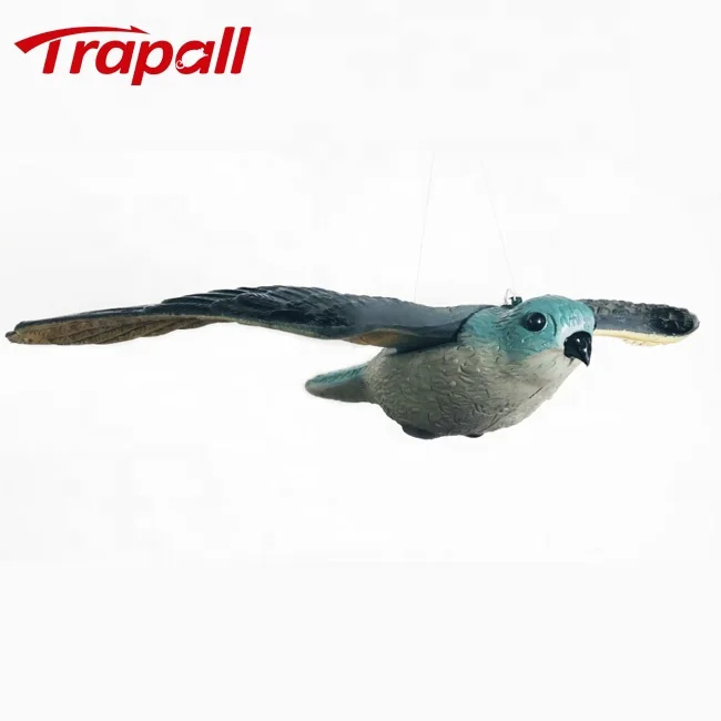 Outdoor Plastic Flying Raven Hawk Bird Deterrent Scarecrow Hunting ...