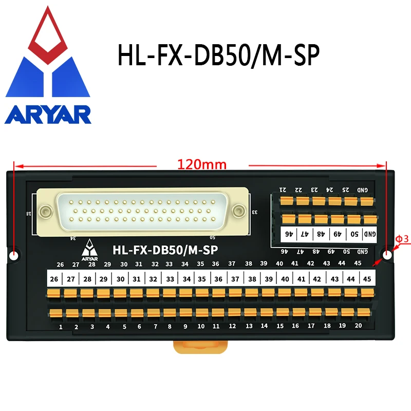 Industrial Grade Db50 Connecting Cable Solid Pin Gold Plated Male And Female,Fx-db50m-sp And ...