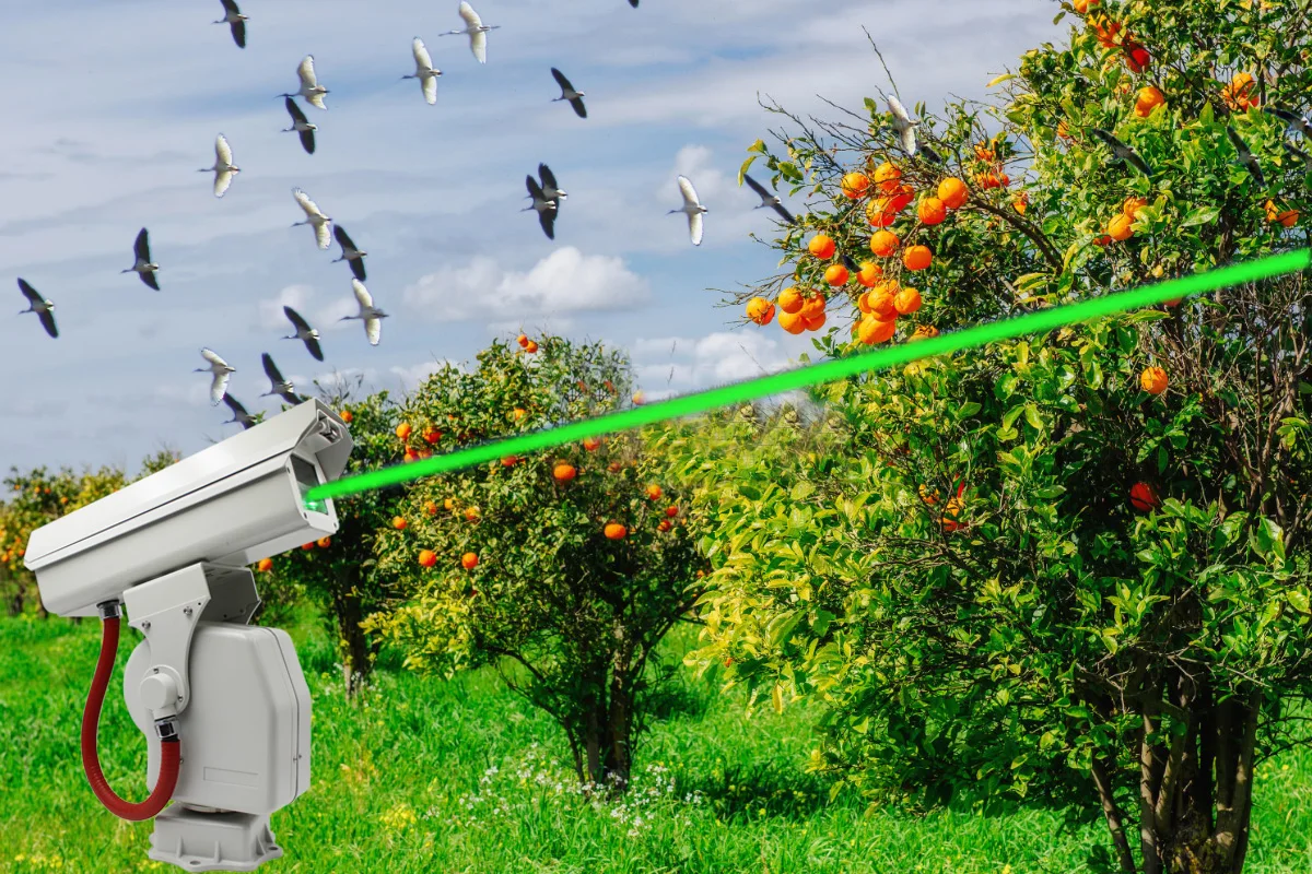 AI Smart Bird Deterrent Laser - 1000mw Power for Airport & Farmland