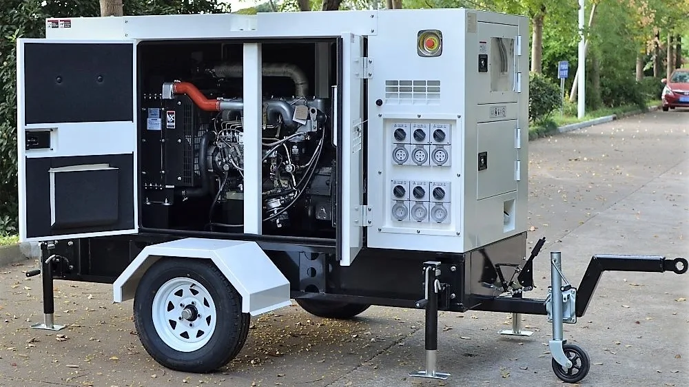 480v 60hz 220v Three Phase Electric Power Generators 80kw Super Silent ...