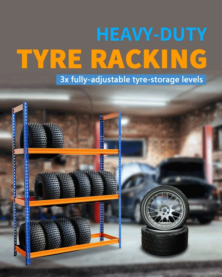 Warehouse Storage Tire Display Rack Racking Motorcycle Tire Display ...
