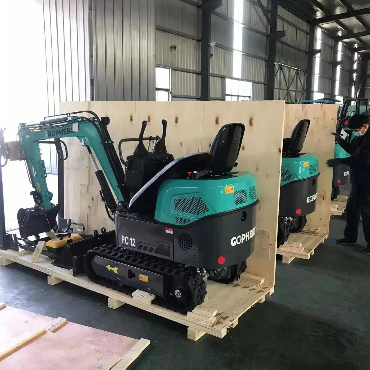 Fast Dispatch Mini Digger Gophers Pc20 Escalator 2ton Escalator For ...