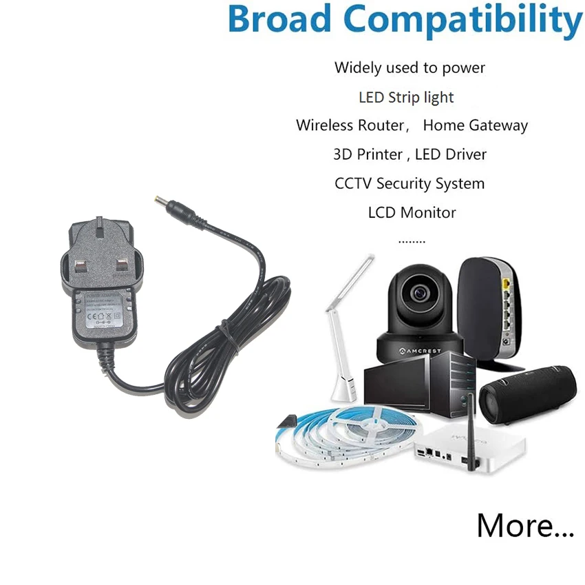 Alibaba.com: 24V 1.2A AC DC Adapter, 5V 3A Power Supply with 3.5mm Jack ...