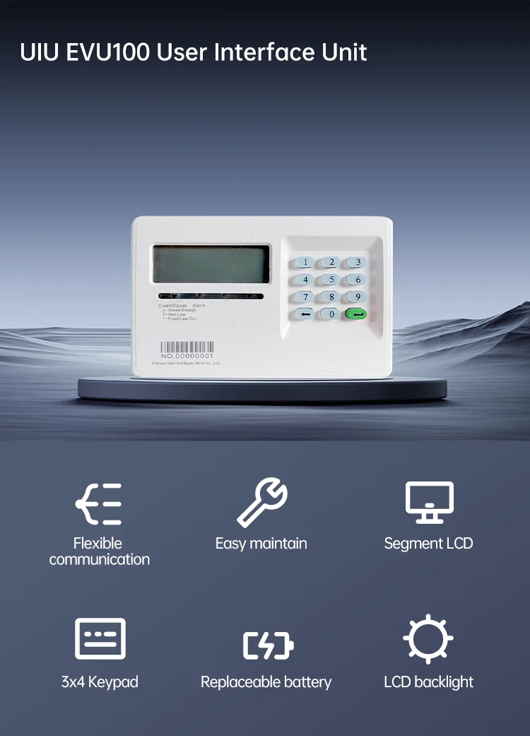 Single Phase User Interface Unit for Smart STS Prepaid Energy Meter ...
