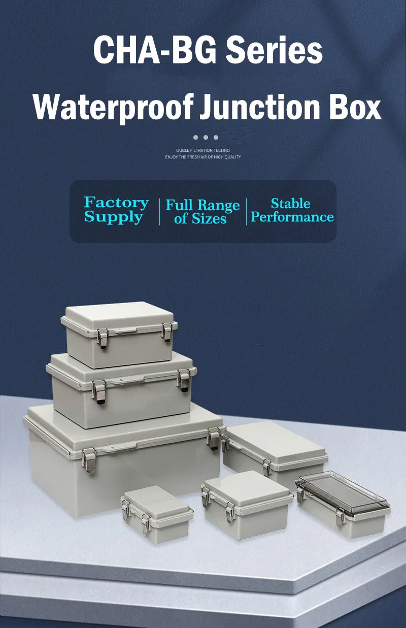 FATO CHA-BG Outdoor Distribution Plastic Enclosure Case ABS IP65