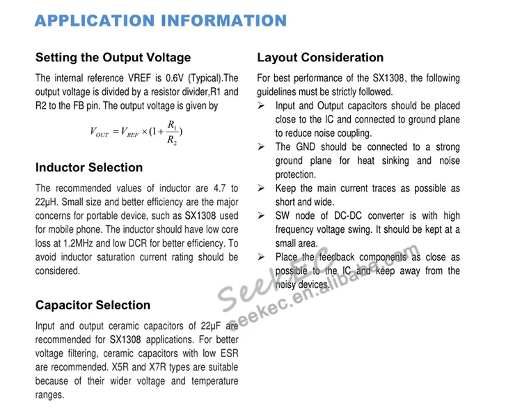 SX1308 SOT23-6 Electronic Component - B628 Boost Chip IC