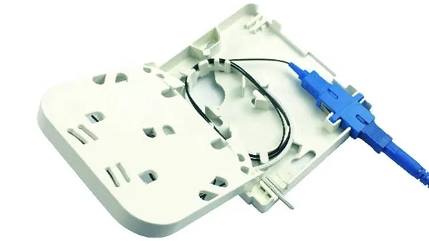 Plastic 1 Core Optical Socket Fiber Outlet Indoor Box - Buy Optical ...