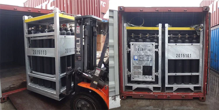 Offshore Gas Cylinder Rack - DNV 2.7-1 Certified Storage