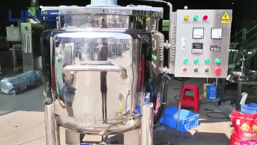 Linhe 100l /200l Stainless Steel Mixing Heating Tank Paraffin Wax ...