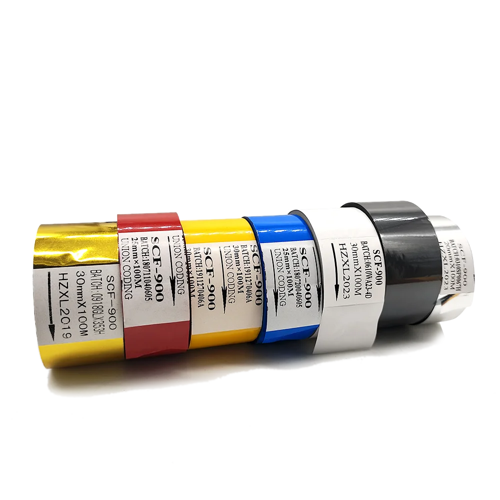 Hot Coding Ribbon SCF900 Hot Coding Foil Tape for Multi Color on Batch ...