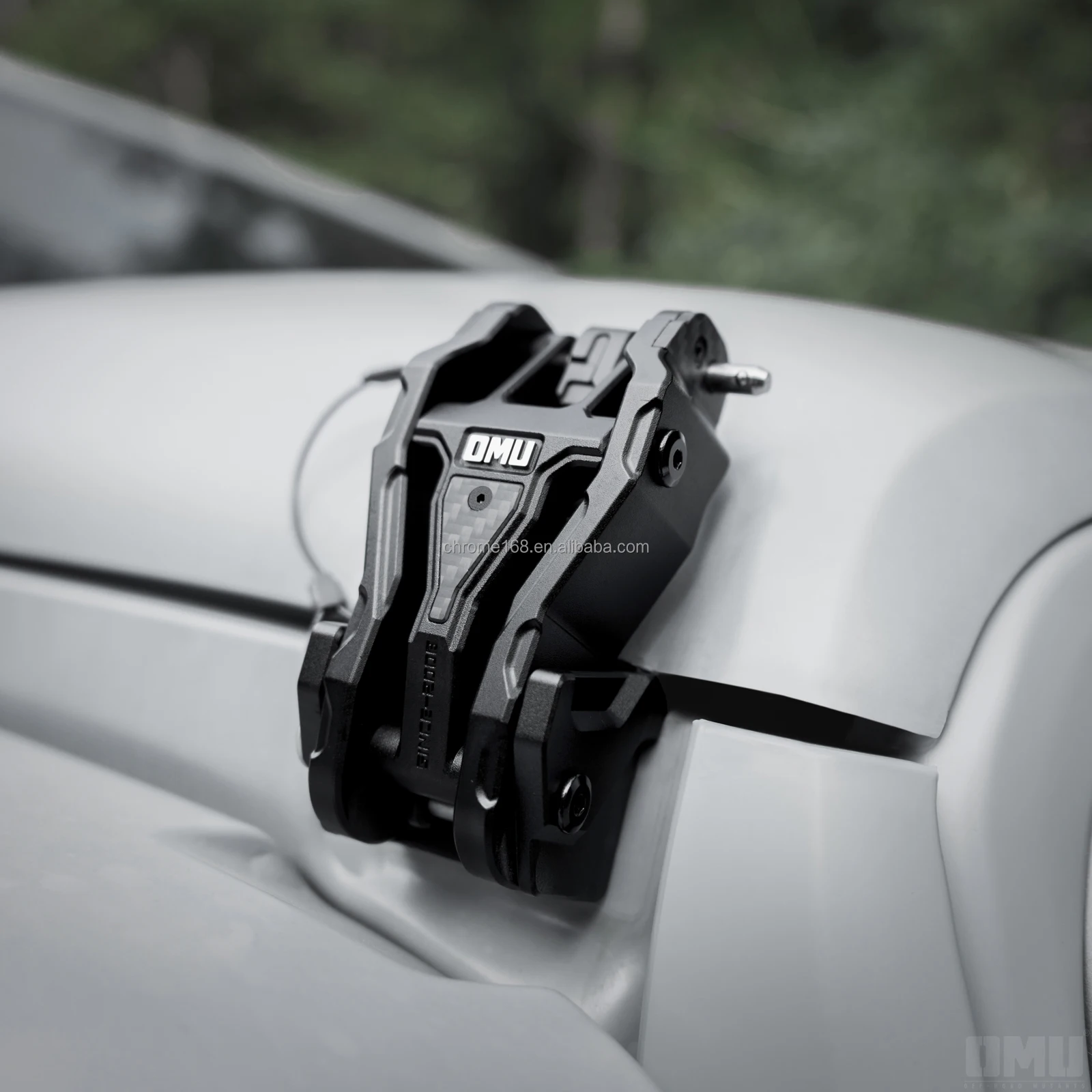 Omu Genesis Series Aluminum Hood Catch Lock Kits For Jeep Wrangler Jk ...