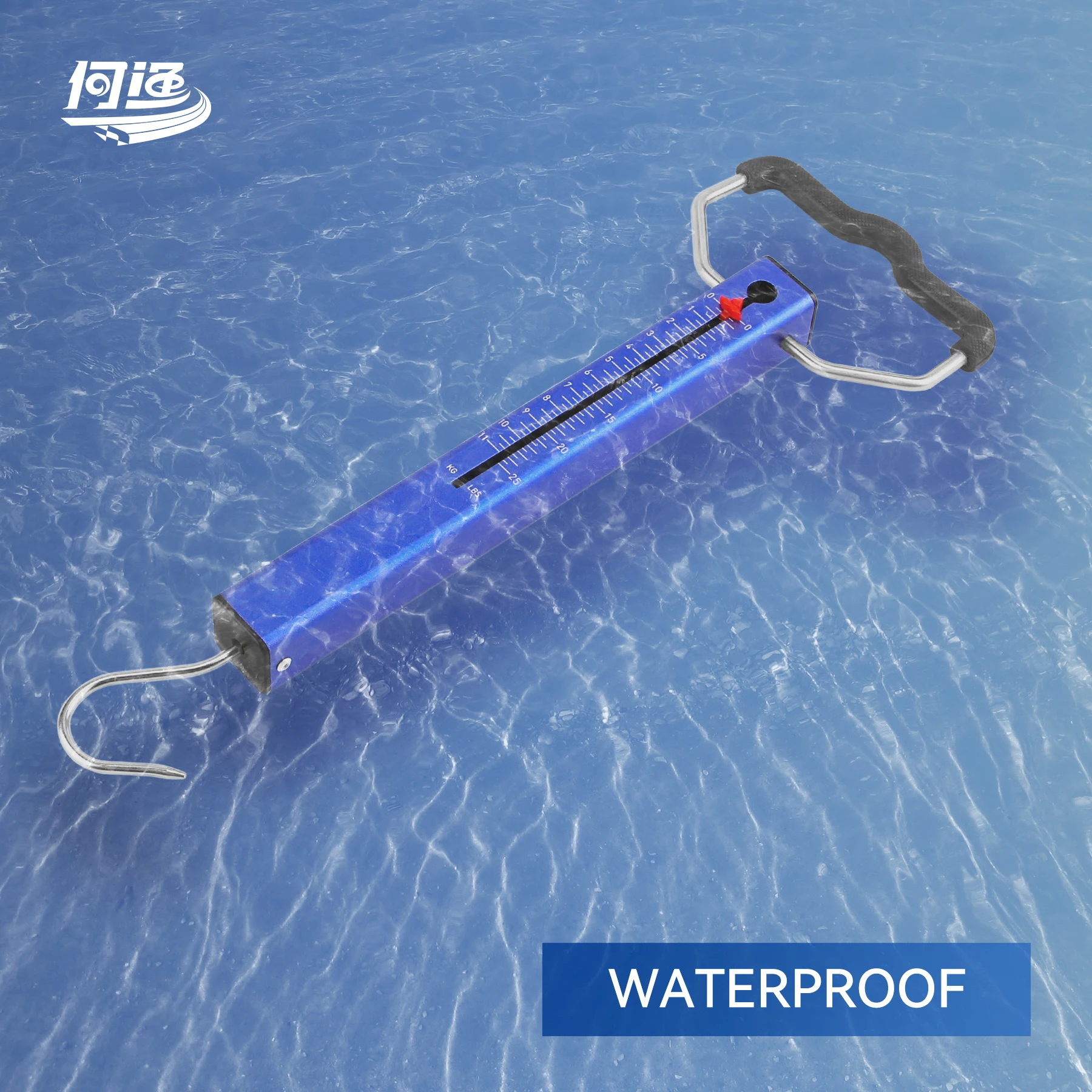 Hanging Scale Square Aluminum Tube Spring Fish Scale For Fishing ...