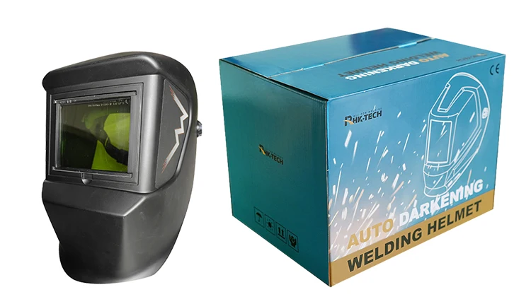 RHK TECH 2-in-1 Automatic Darkening Laser Welding Helmet 900-1080nm Wavelength Filtering Fiber ...