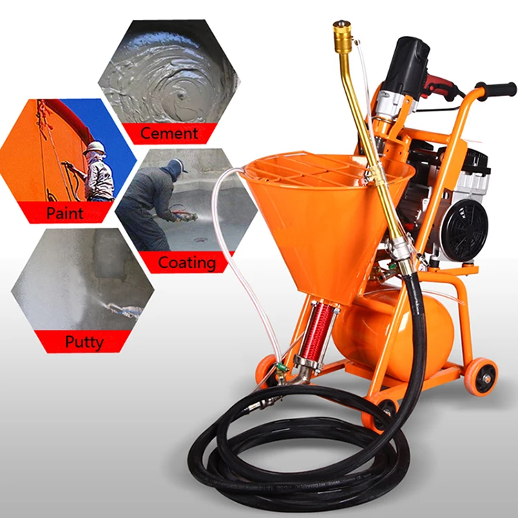 Drywall Texture Waterproofing Cement Spray Machine - Buy Cement Spray ...