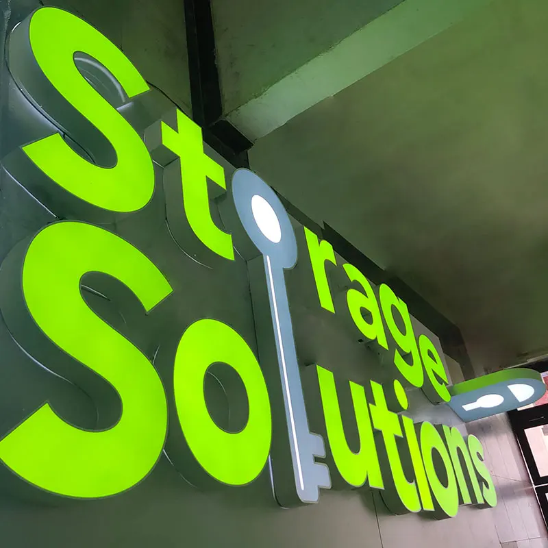 Building Shop Name Board Led Signage 3D Letters Led Lighted Custom ...