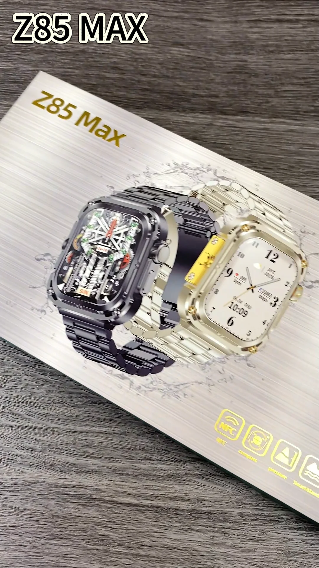 Z85 Max Smart Watch For Men Heart Rate Ecg Tasbih Pilgrimage Alarm ...