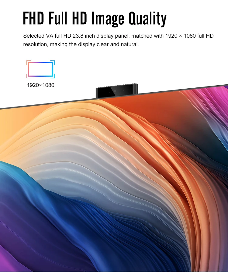 New Design Borderless Wholesale 23.8 Inch Fhd Ips Flat Displays Lcd ...