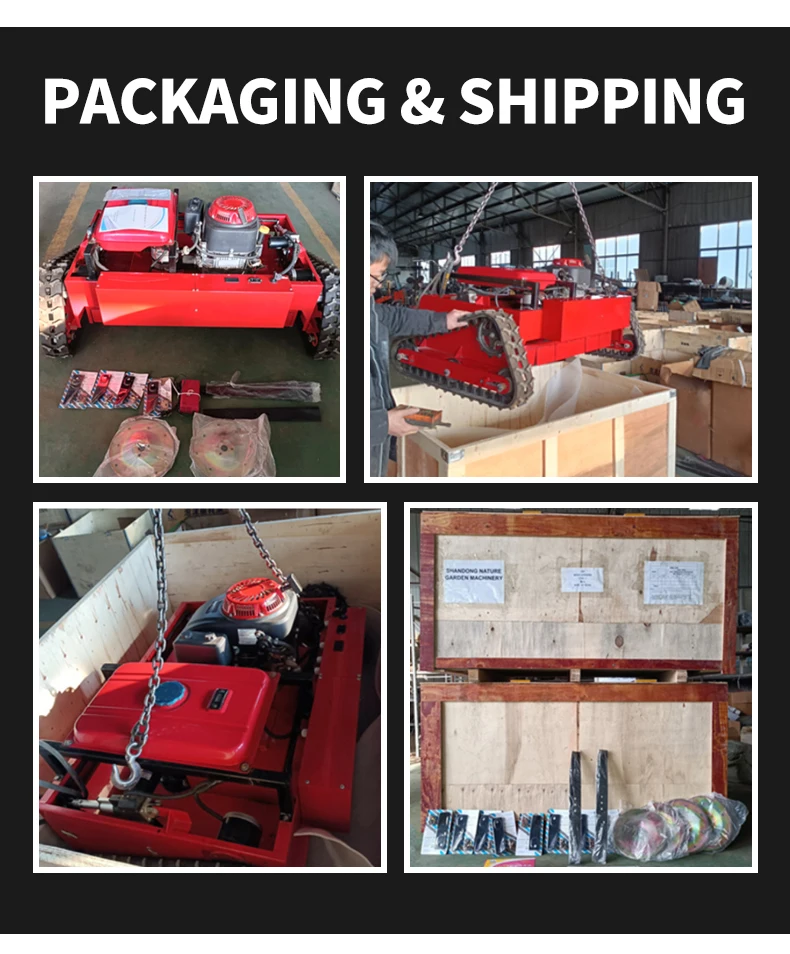 Remote Control Robot Automatic Lawn Mower - Multifunctional