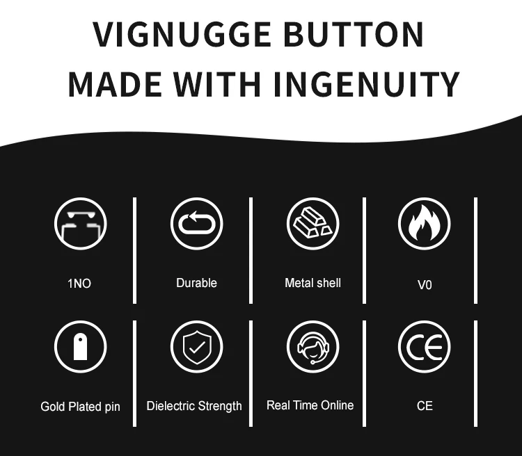 Electric 12mm Capacitive Touch Button Push Button Waterproof IP68 ...