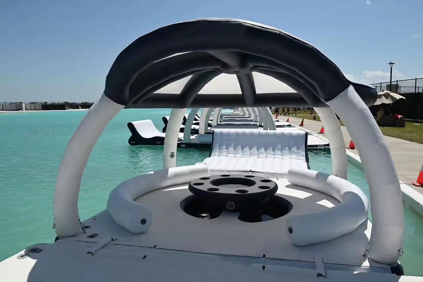 Leisure Inflatable Swimming Water Island/ Inflatable Floating Raft ...