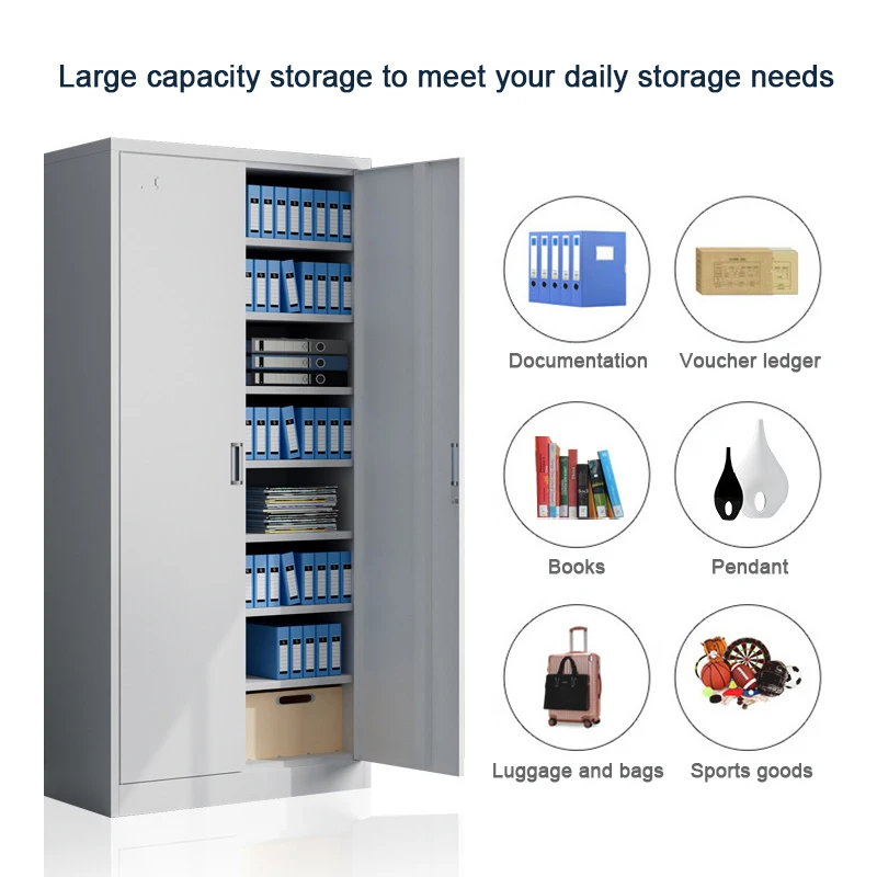 Wholesale Office Steel Cabinet Locker Double Doors Metal Iron File ...
