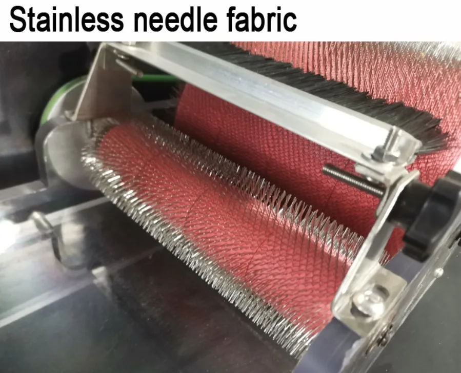 Plastic Fiber Combing Cq 20cm Drum Carding Machine Blending Board Wool ...