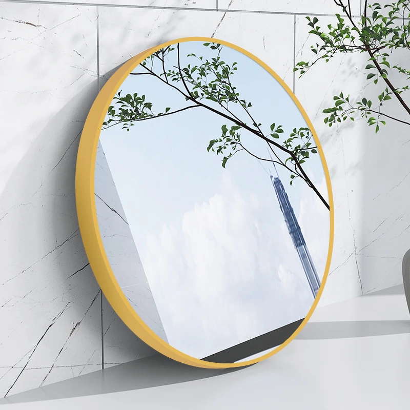 Modern Luxury Decorative Round Aluminium Alloy Framed Home Decor Big ...