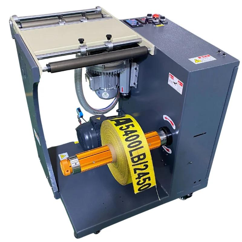 Automatic Gear-Driven Coiled Materials Rewind Machine Textiles Apparel ...