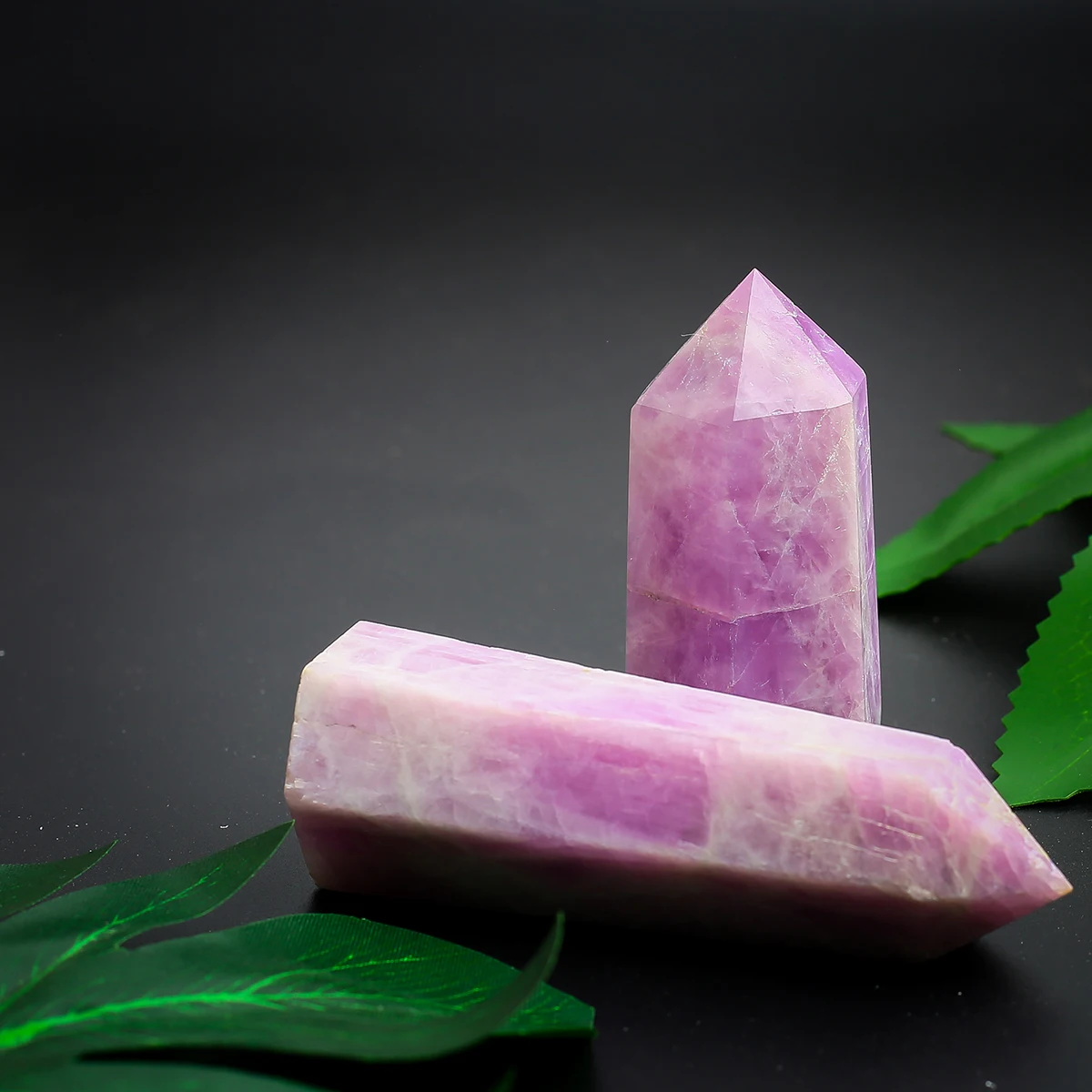 Wholesale Natural Kunzite Point Tower Crystal Tower Wand Healing ...