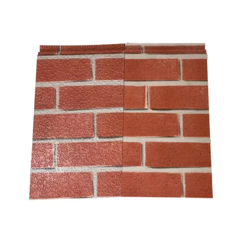 Fireproof exterior wall decorative insulation 12mm Flat pattern PU ...