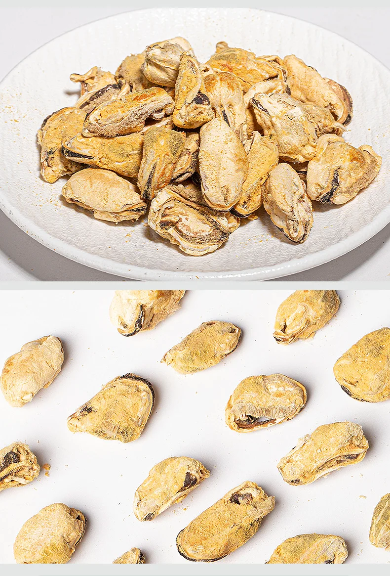 100% Natural Organic Freeze-Dried Green Lipped Mussels Custom Dried ...