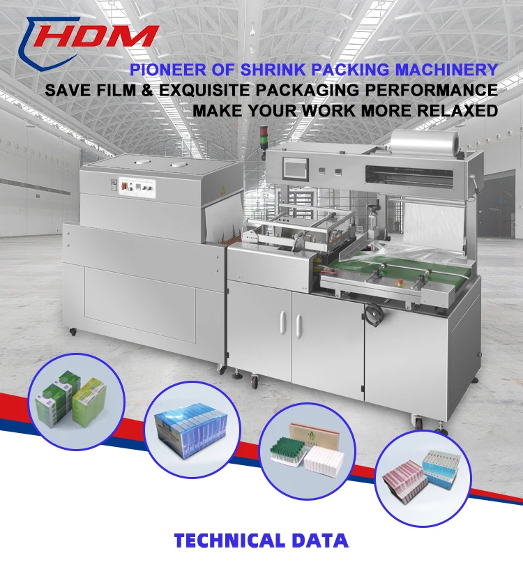 380V Stainless Steel Automatic Shrink Wrap Machine for Books Food ...