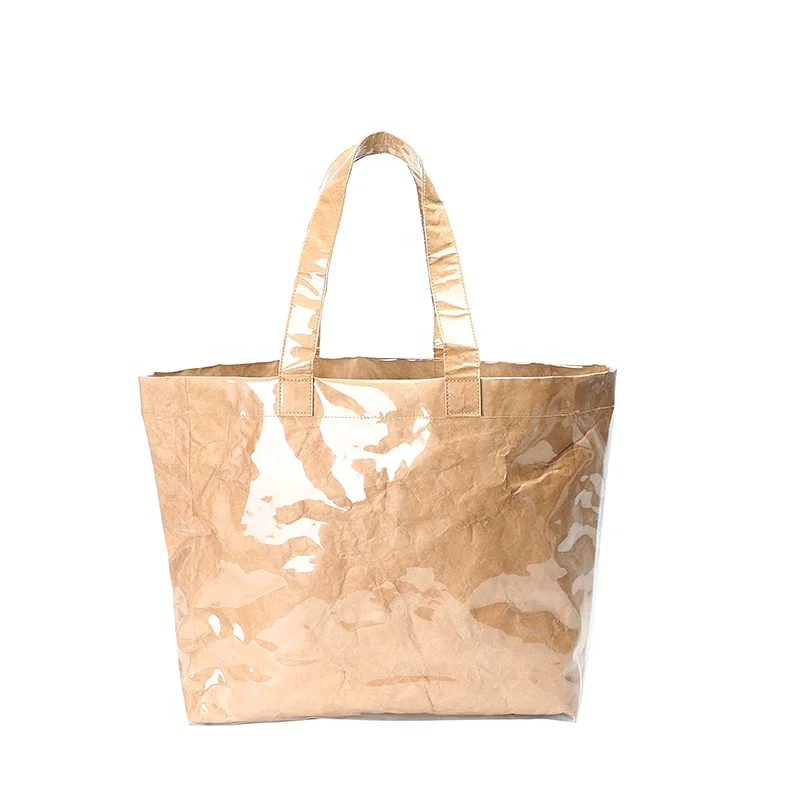 Eco-friendly Waterproof Soft PVC Tote Bag Fashion Washable Tyvek Paper ...
