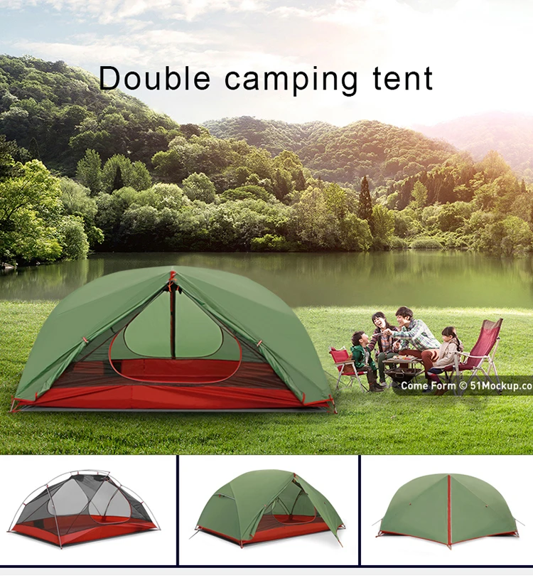 Portable Outdoor 2 Person Ultralight Tent - Waterproof & Durable