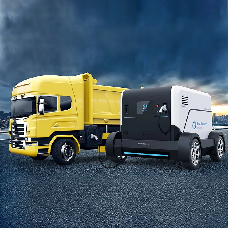 Mobile Solar Ess Ev Charging Station With Ess With Credit Card Payment ...