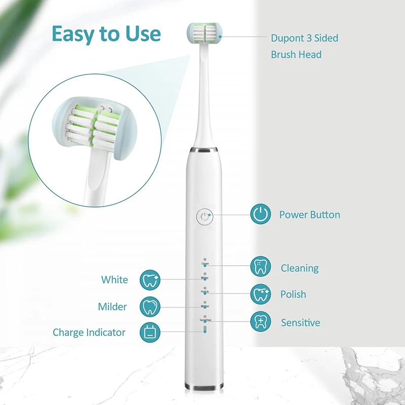 LULA 3D Sonic Toothbrush - Deep Cleaning & Comfort