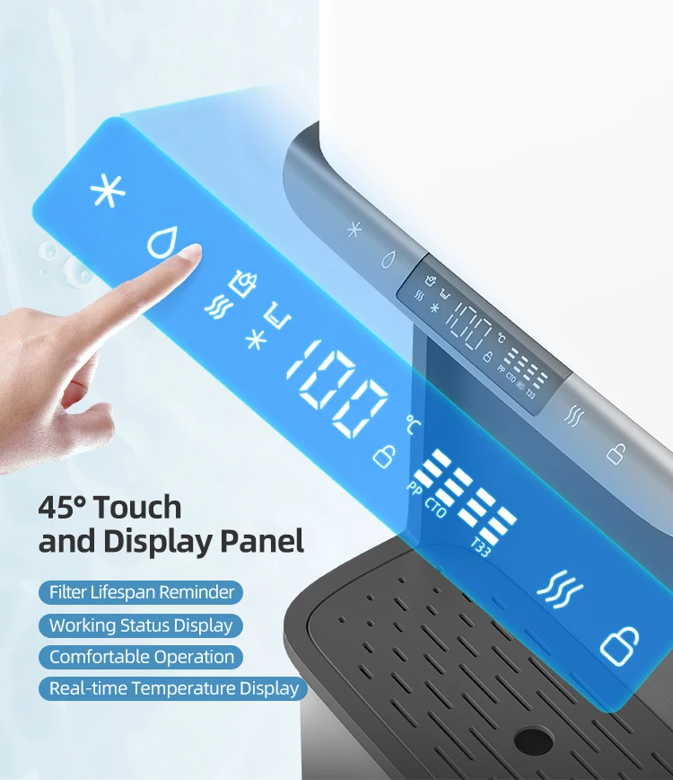 150GPD Smart Water Purifier - Hot & Cold Dispenser for Home