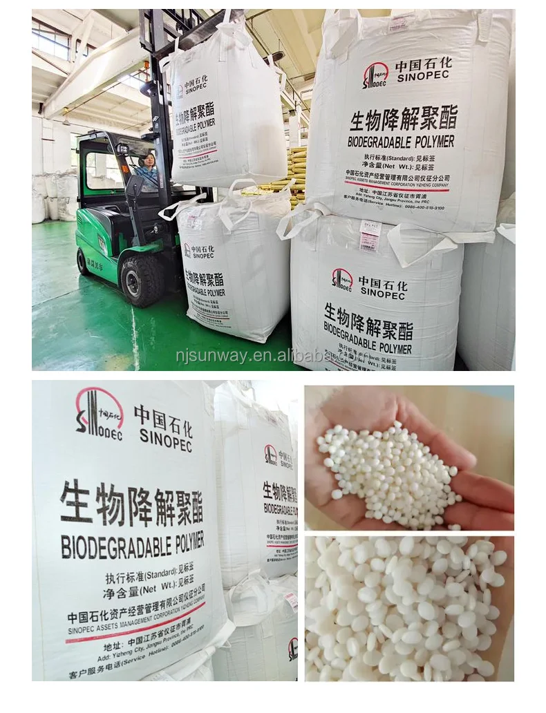 Degradable Plastic Pla Pbsa 40440d Biodegradable Material Toughened ...