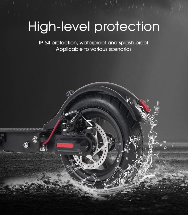 Foldable Electric Motorcycle Scooter Max Black Motor Power Battery Time ...